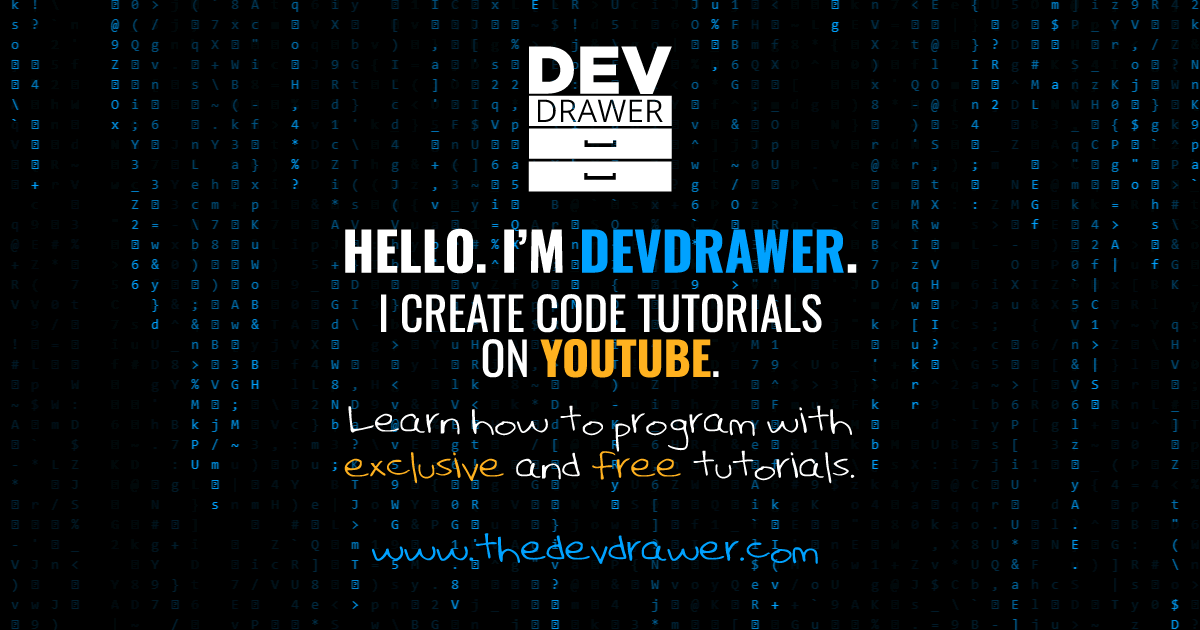 Coding Tutorials Delivered Weekly | DevDrawer